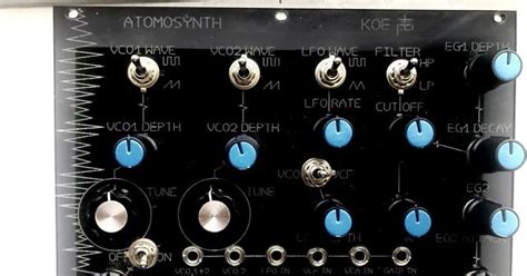 Eurorack Atomosynth Koe V Synth Voice Synth Eurorack The Voice