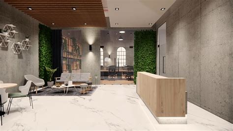 인테리어 빈 현대 로프트 오피스 오픈 공간 현대 사무실 영상 현대적인 개방형 컨셉의 로비 와 리셉션 공간 회의실 디자인 3d렌더링 0명에 대한 스톡 사진 및 기타 이미지