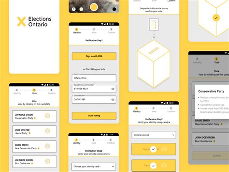 dribbble election voting app design 234844 png by alfance