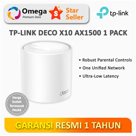 Jual TP Link Deco X10 AX1500 1 Pack Whole Home Mesh Wi Fi 6 System Shopee Indonesia