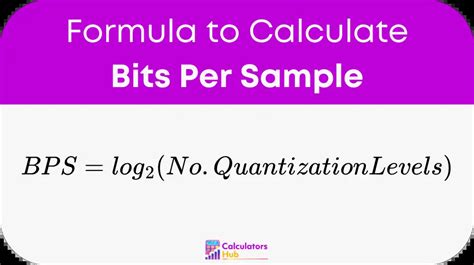 Bits Per Sample Calculator