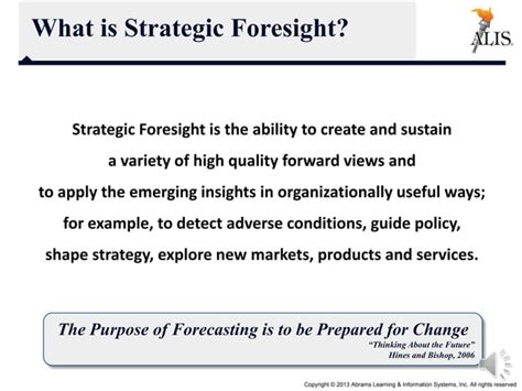 Strategic Foresight And Scenario Based Planning Pptx Business