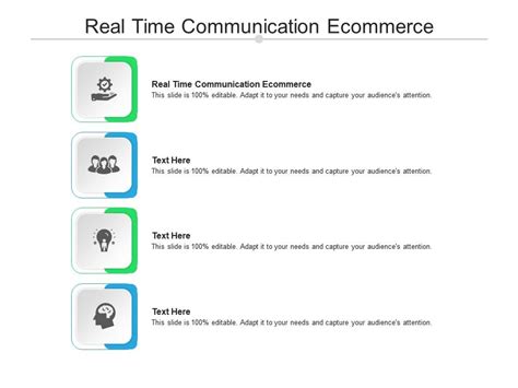 Real Time Communication Ecommerce Ppt Powerpoint Presentation Infographics Introduction Cpb