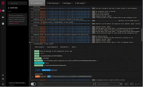 viewing logs for your integration servers in ibm app connect on ibm cloud