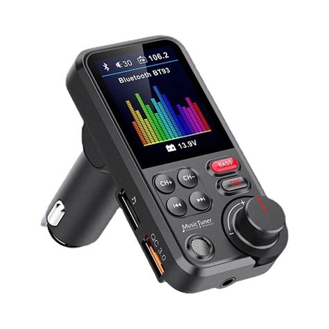 Bluetooth Transmitter For Car Qc3 0 Wireless Bluetooth Radio Adapter Music Player Car Kit With