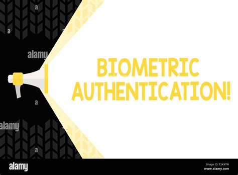 Text Sign Showing Biometric Authentication Business Photo Showcasing Identity Verification
