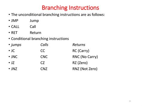 8085 Instruction Set And Programming Ppt