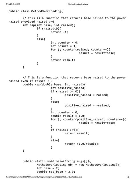 overloading methods pdf
