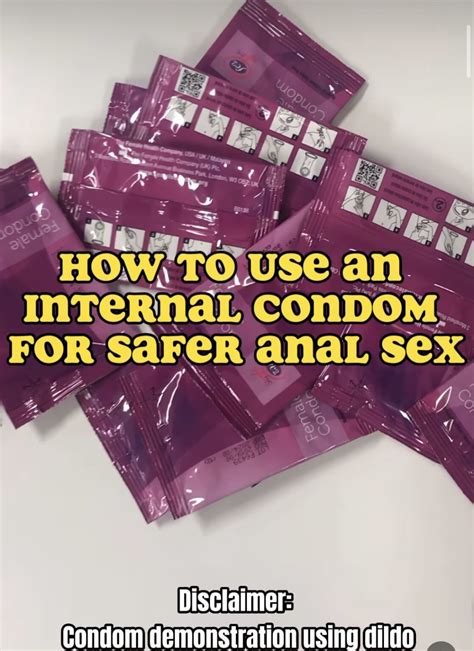 How To Use An Internal Condom For Anal Sex The Yep Project