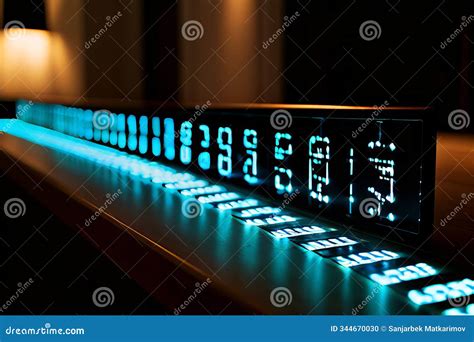 Matrix Code Lighting Strips Lighting Strips With Matrix Code Pa Stock Illustration