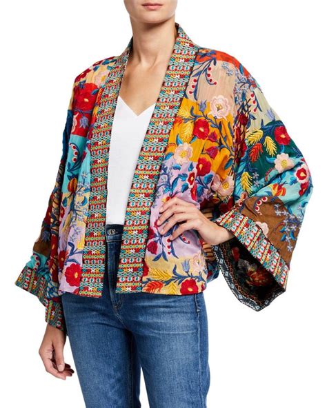 Johnny Was Kiki Reversible Printed Kimono In Multi Modesens Johnny Was Clothing Kimono