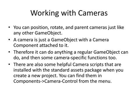 Unity Basics Pptx
