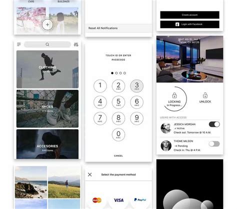رابط کاربری hello ui kit mod 2 دانلود کیت ui و ux ابزار طراحی
