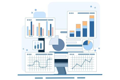Performance Monitoring Concept Research Results And Data Analysis Dashboard Displaying Growth