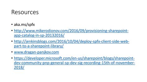 Developing With Sharepoint Framework Spfx On Premises Pdf