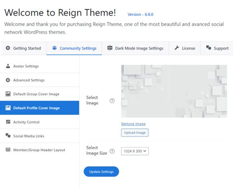 default profile cover image wbcom designs theme and plugin docs