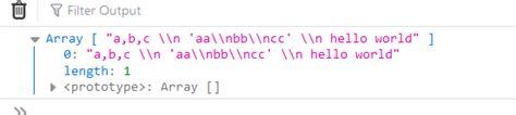 Csv Regex Not Working In Javascript Split Method But Working Online
