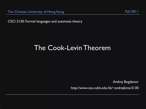 Ppt Csci 3130 Formal Languages And Automata Theory Powerpoint Presentation Id6783116