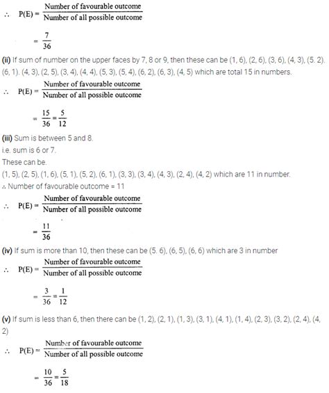 Probability Concise Solutions Chapter 25 Icse Maths Class 10 Icsehelp