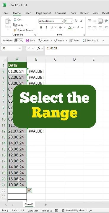 Quick Fix For Wrong Date Format In Excel Convert Dots To Hyphens In Seconds Excelhacks
