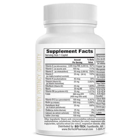 Essential Multivitamin | Multi-Vitamin – Bio-Tech Pharmacal