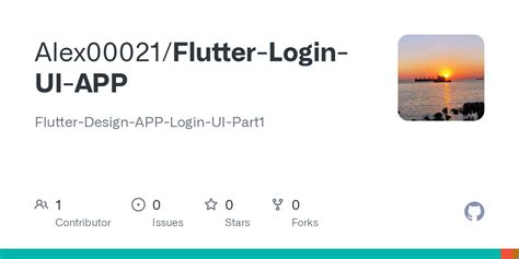 Github Alex Flutter Login Ui App Flutter Design App Login Ui Part