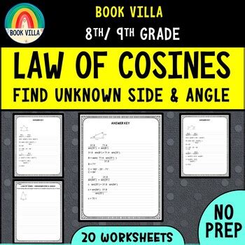 Trigonometry Bundle Law Of Sines Cosines Pythagorean Theorem Trigonometric