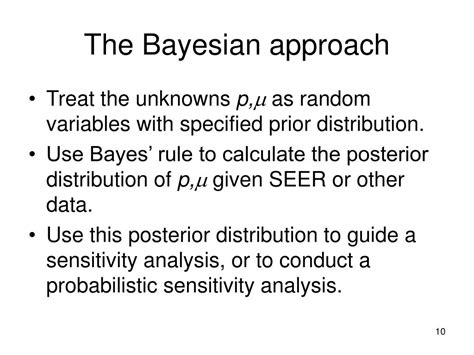 Ppt Parametric Sensitivity Analysis For Cancer Survival Models Using Large Sample Normal