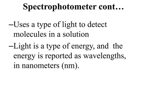 Spectrophotometer Instrumentation And Working Pptx