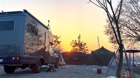 렉스로버 N 모델 출고 후 첫 힐링캠핑ㅣ새해 해돋이ㅣ겨울바다ㅣ당포성 캠핑장 추천ㅣ동계캠핑ㅣ캠핑카ㅣ차박ㅣ불멍ㅣ강아지ㅣ반려견 동반ㅣ가족여행ㅣcamping Vlogㅣcar