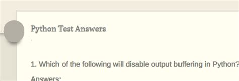 python test answers education blog for learning medium