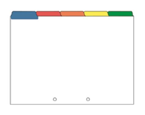 Tab A Divider Datafile