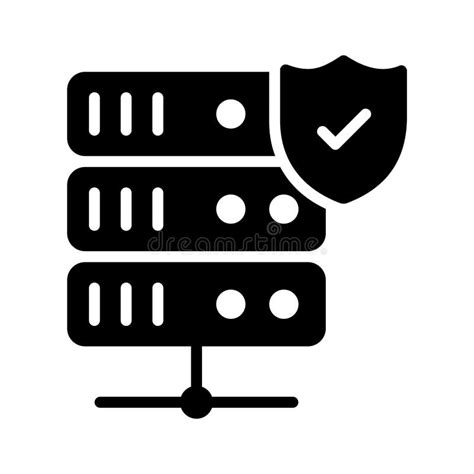 database protection and security vector icons set cyber computer