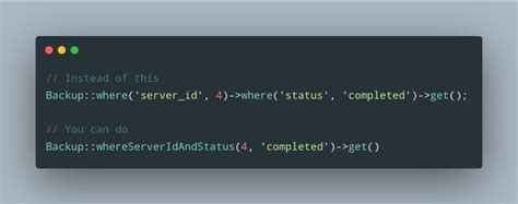 Laravel Code Tips