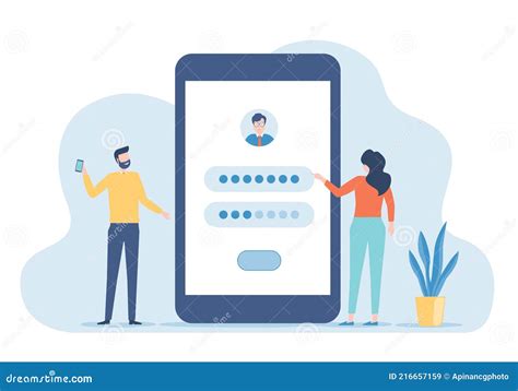 User Login Or Authenticate Icon On White Background User Protection