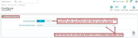 Prestashop One Click Pay Hassle Free Checkout