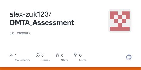 Github Alex Zuk123dmtaassessment Coursework