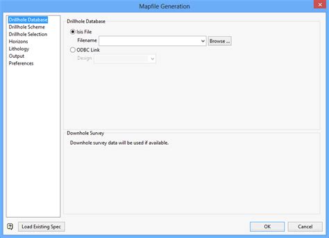 vulcan grid calc mapfile generation drillhole database