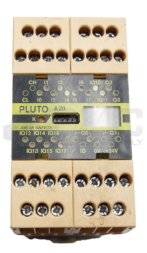 jokab safety pluto a20 safety module 24vdc plc toolbox supply