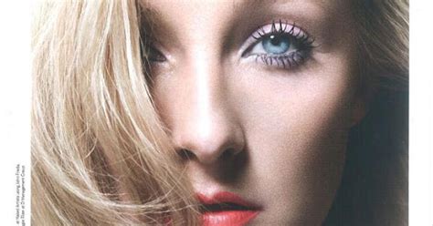 Maggie Rizer Sports Glamorous Eye Makeup For Marie Claire Uk April 2011