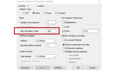 14 L30 Nonlinear Analysis Parameters Download Scientific Diagram