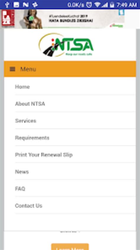 Android Için Ntsa Mobile App İndir