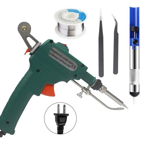 handheld soldering kit external and internal heating manual feed solder