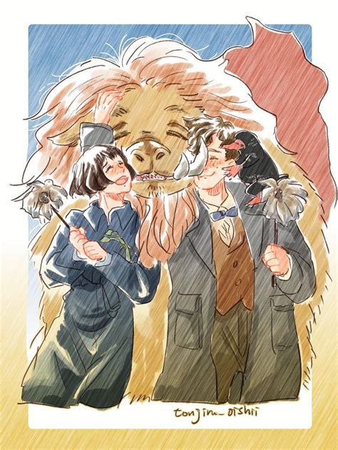 TINA AND NEWT Fantastic Beasts Fanart Harry Potter Fantastic Beasts Fantastic Beasts