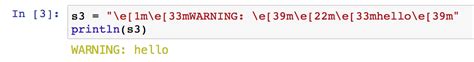 Ansi Codes In Warnings Not Correctly Rendered In Modern Jupyter With Julia Kernel · Issue 2889