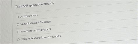 What Does Imap Application Protocol Doaccesses