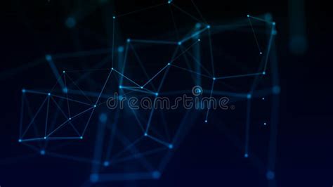Abstract Background With Connecting Dots And Lines Network Connection Structure Plexus Effect