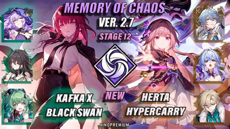 E0s0 Kafka X Black Swan Dots And E6s0 Herta Hypercarry New Memory Of