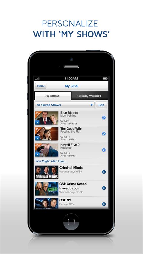 CBS Launches IOS App That Lets You Watch Full Episodes IClarified