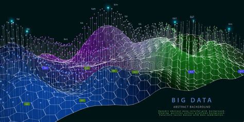 Abstract Visualization Polygonal Algorithm Grid Analyze Data Quantum